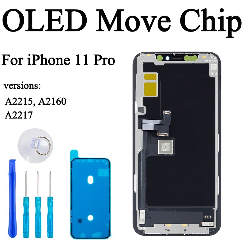 ЖК-дисплей с перемещением чипа для iPhone X, оптовая цена, заводской дисплей для iPhone Xs Xr 11, 12, 13, 14 Pro Max, замена экрана