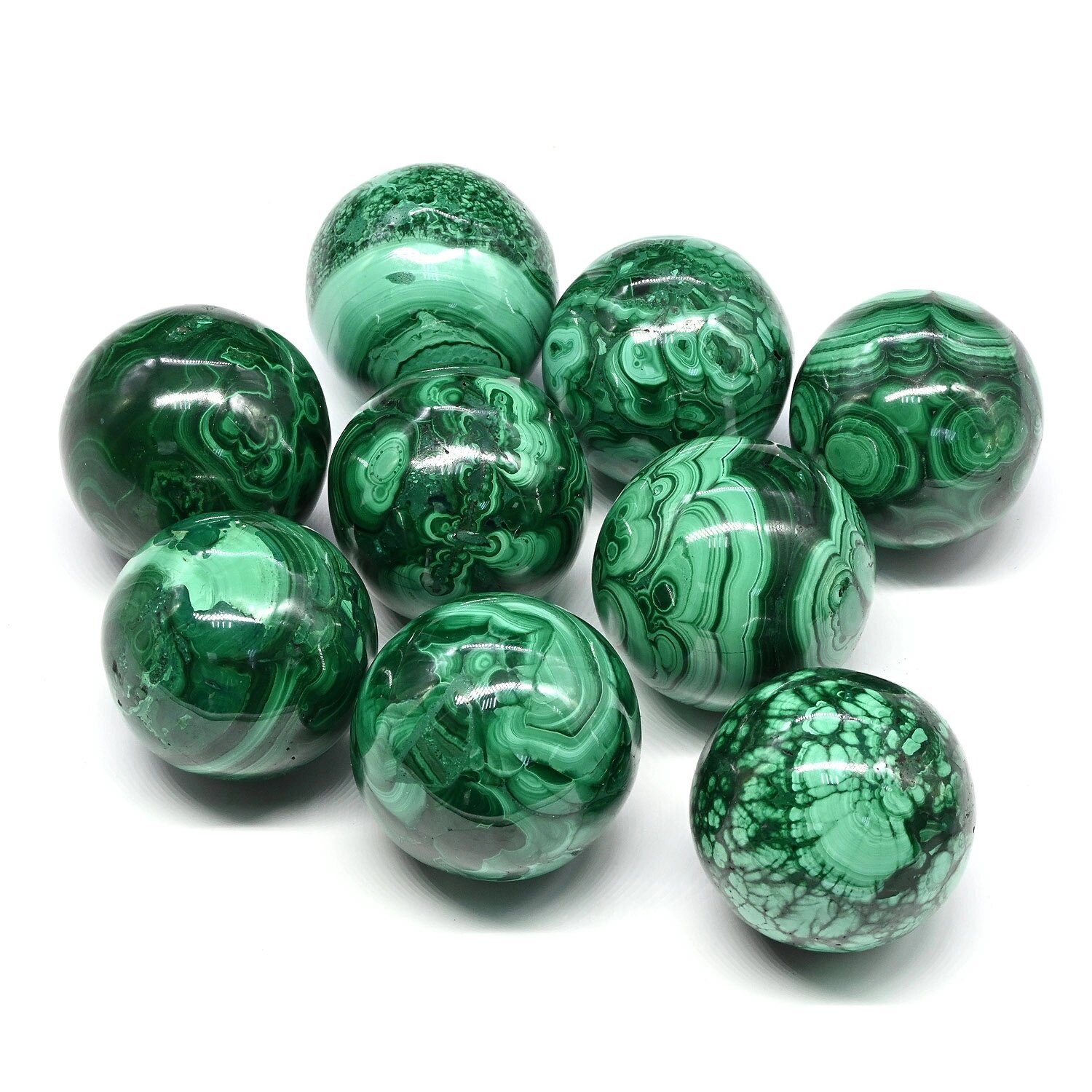 Шар из малахита 37-39мм. .