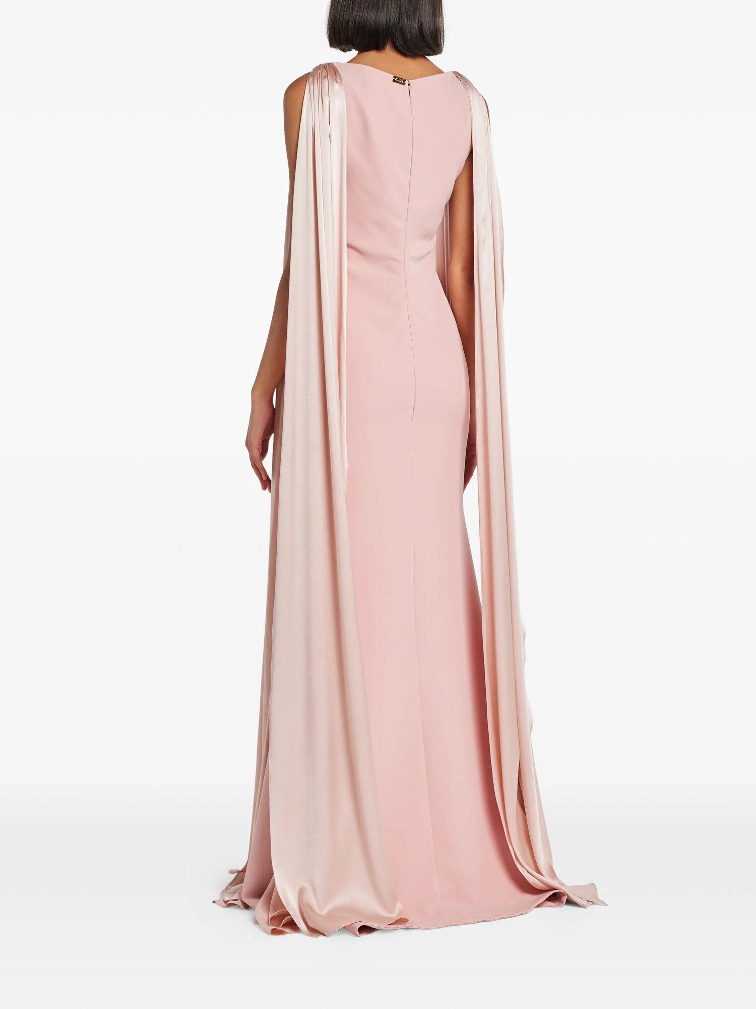 Платье Rhea Costa Twisted cape dress, размер 42, коралловый/розовый — фото 1