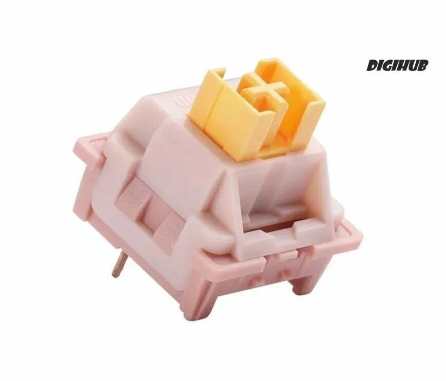 Свитчи бесшумные Outemu Silent Peach V1 (47шт) 3PIN для механических клавиатур