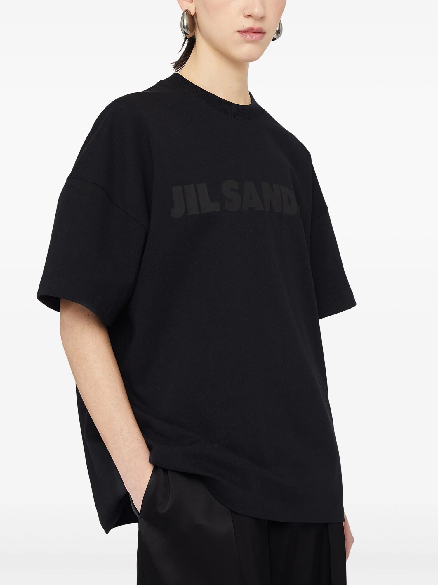 Футболка Jil Sander, размер L, черный — фото 1
