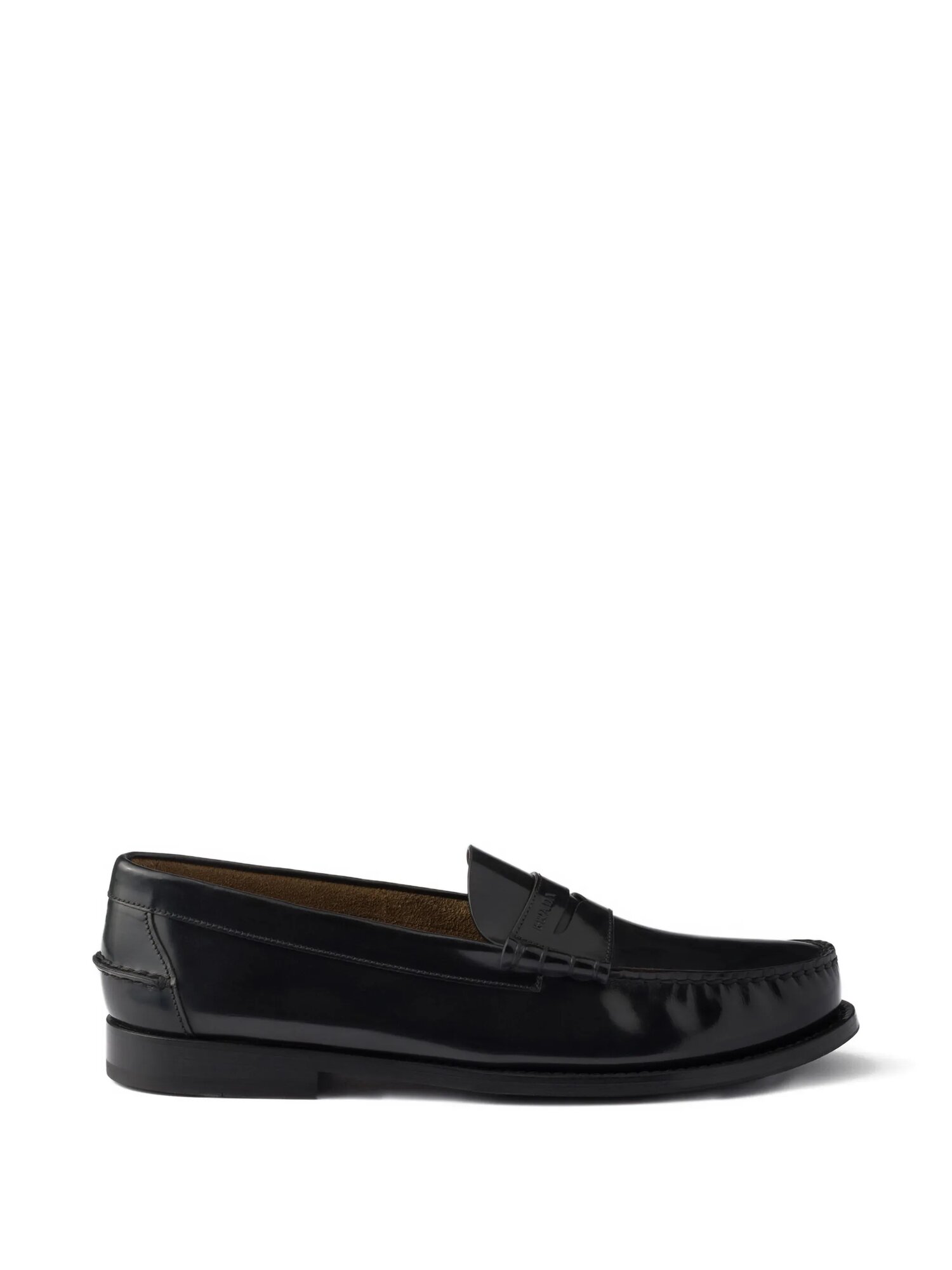 Лоферы Brushed leather loafers