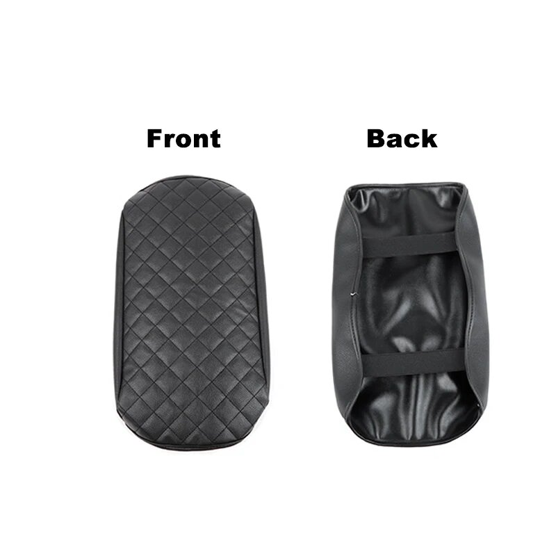 Черный кожаный подлокотник для автосиденья Black A