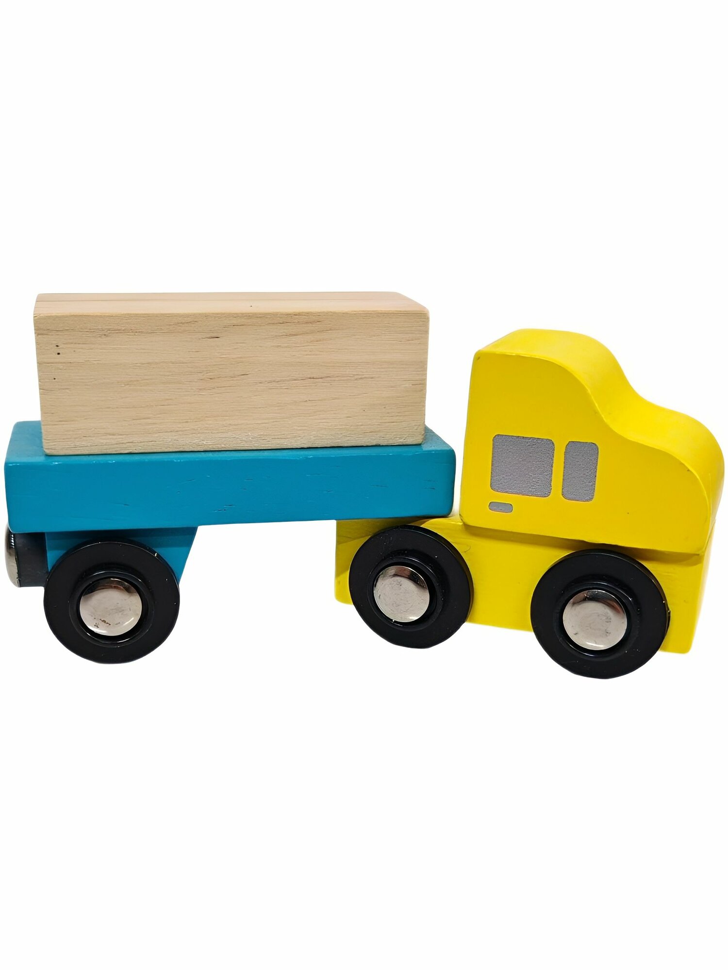 Деревянная мини машинка "Грузовик", 11 см.