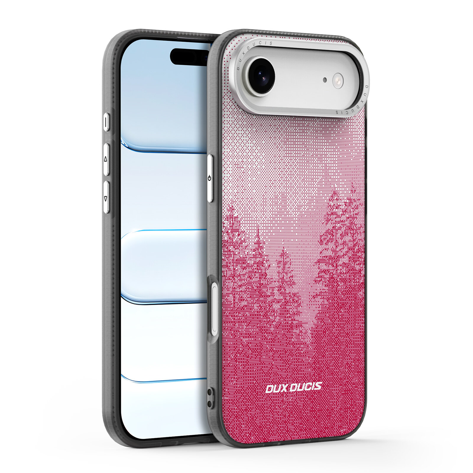 Чехол с MagSafe красного цвета для iPhone Air, серия Moro Series Magnetic от Dux Ducis