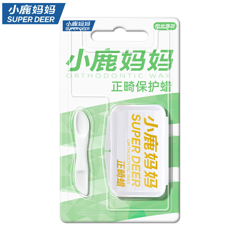 Воск для брекетов Deer Mom, антишлифовальный воск для брекетов, стоматологический антишлифовальный воск, ортодонтический периодический антишлифовальный воск