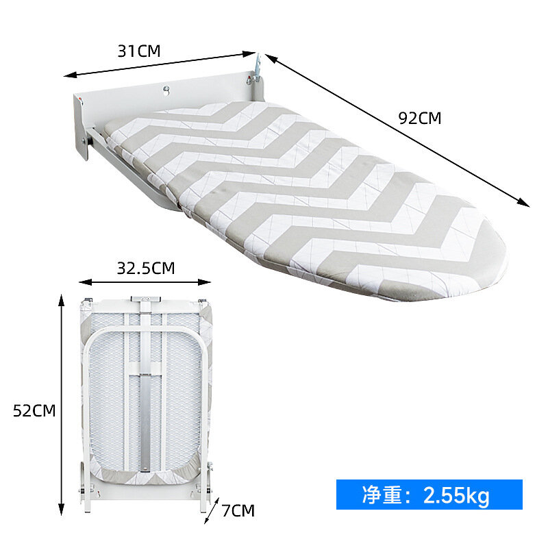 Складная гладильная доска для дома, настенная гладильная доска, гладильный стол, гладильная доска с держателем для электрического утюга, гладильная стойка, гладильная доска для шкафа.