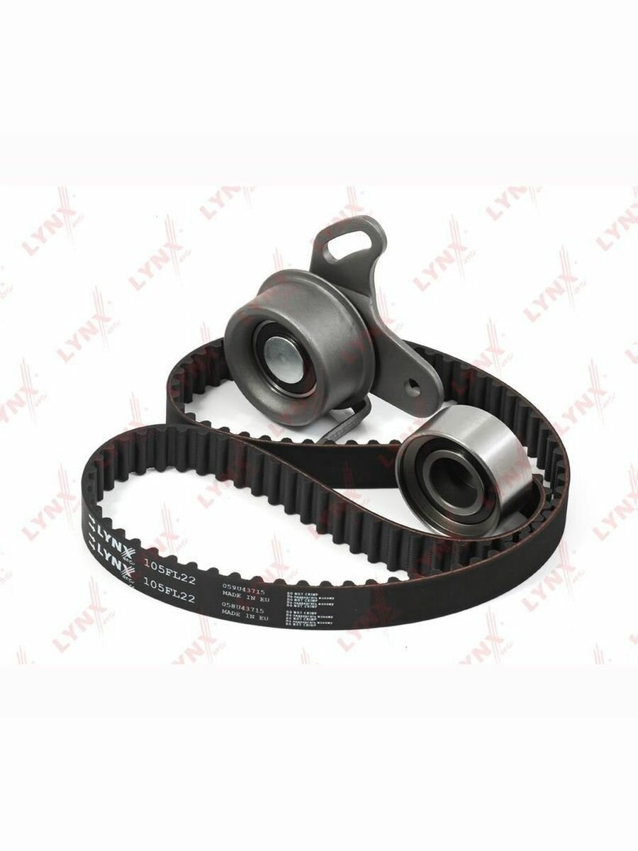LYNXauto Комплект ремня ГРМ (+ 2 ролика) для автомобилей HYUNDAI, KIA