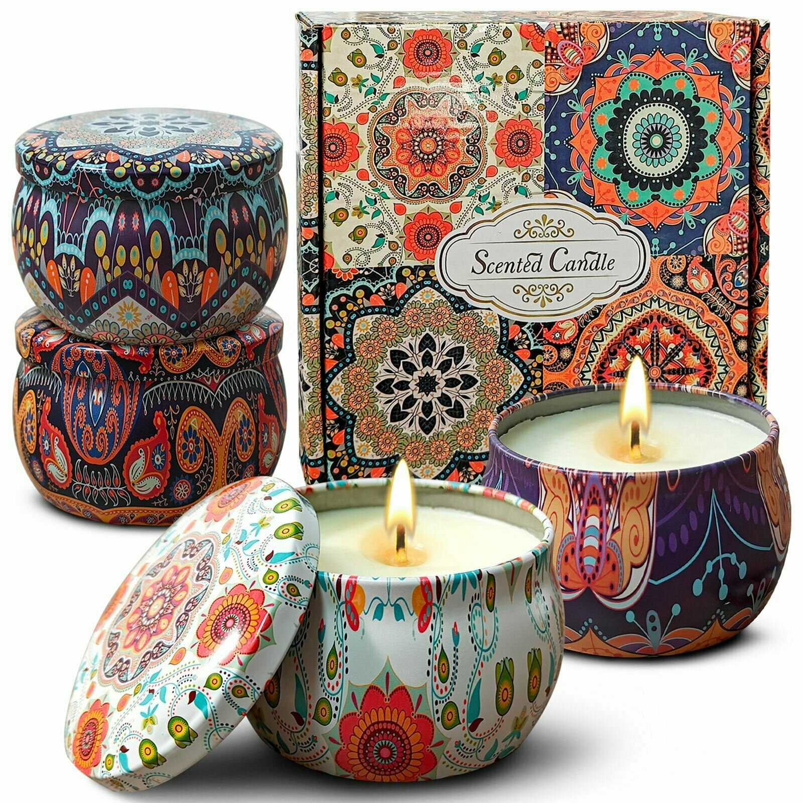 Подарочная коробка "Внешняя торговля", цилиндрическая, для ароматических свечей