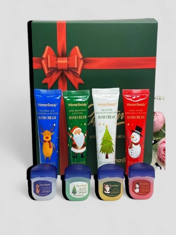 Подарочный набор крем для рук и бальзам, 8 в 1