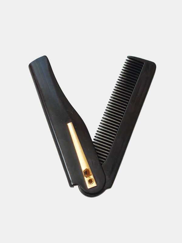 Расческа для волос, складная, с зажимом