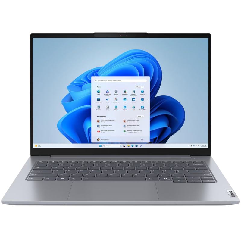 Ноутбук Lenovo ThinkBook 14 G7 ARP 14" WUXGA IPS, AMD R7 7735HS, 16GB, 512GB SSD, 45Wh, AMD Radeon 680M, FHD Cam, Wi-Fi 6E802.11ax 2x2+BT5.3, FP, BKLT KB US-ENG, Win 11 Pro, 1Y, Cosmic Blue