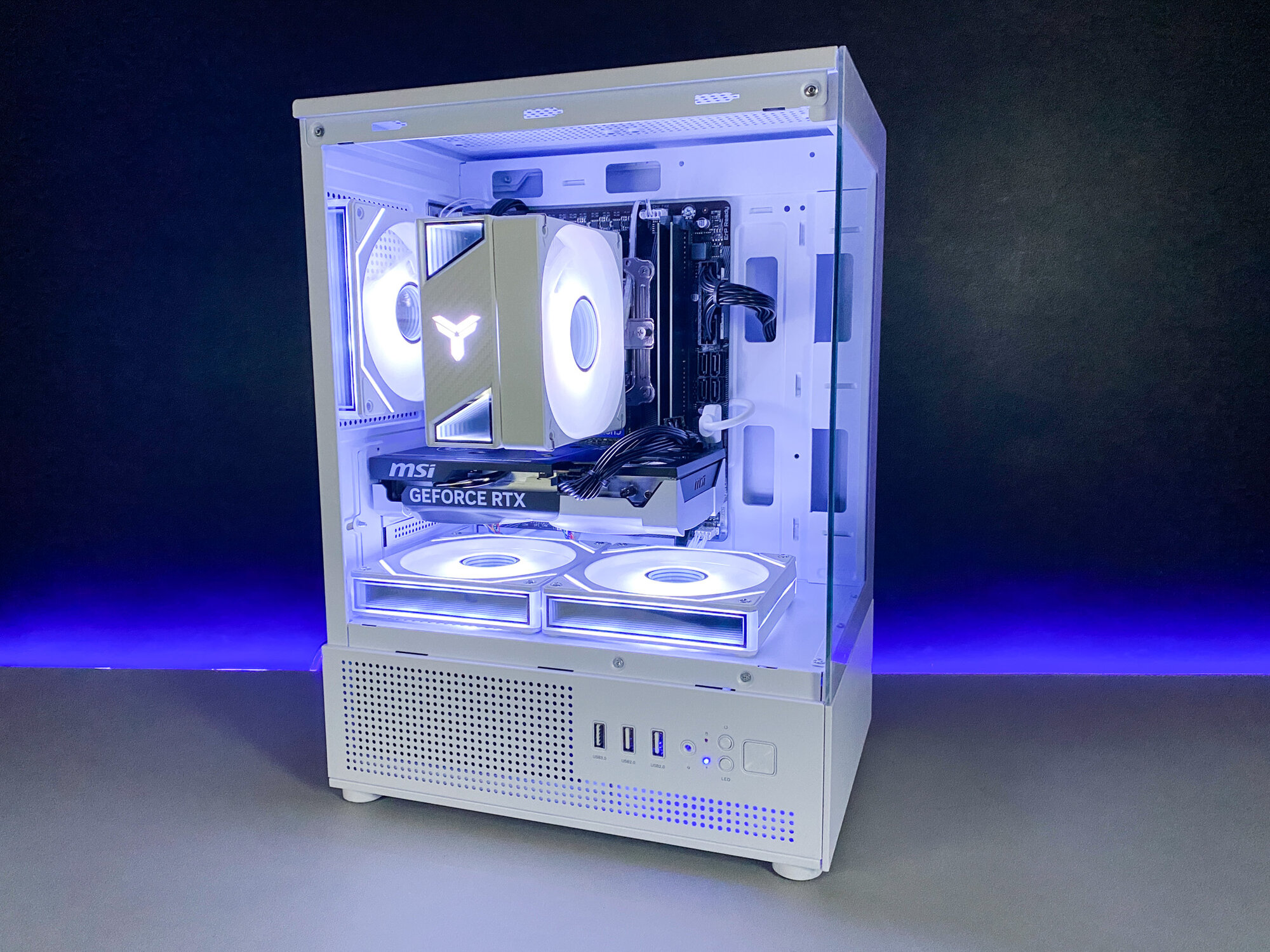 Игровой Компьютер Intel Core i5-12400F 6/12*2.50-4.40GHz/RTX 5050-8Gb/16Gb/SSD512Gb/550W