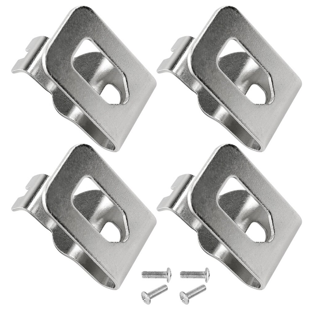 4шт N268241 N086039 Инструментальный Крюк Из Нержавеющей Стали Электрическая Дрель Зажим для Ремня Безопасности для Организации Гаражной Мастерской