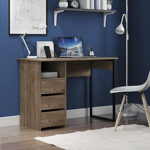 Стол письменный MFMaster Витто-235 дуб крафт табак