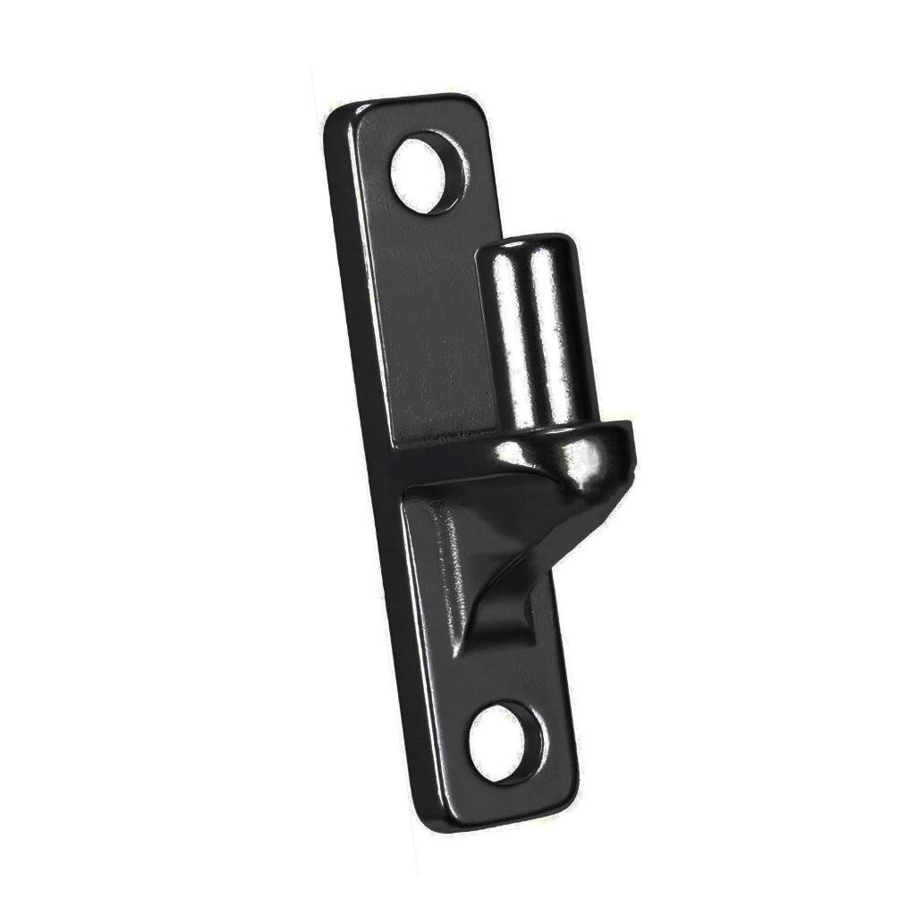 Крепкие портативные петли для ворот из нержавеющей стали, Черный одиночный