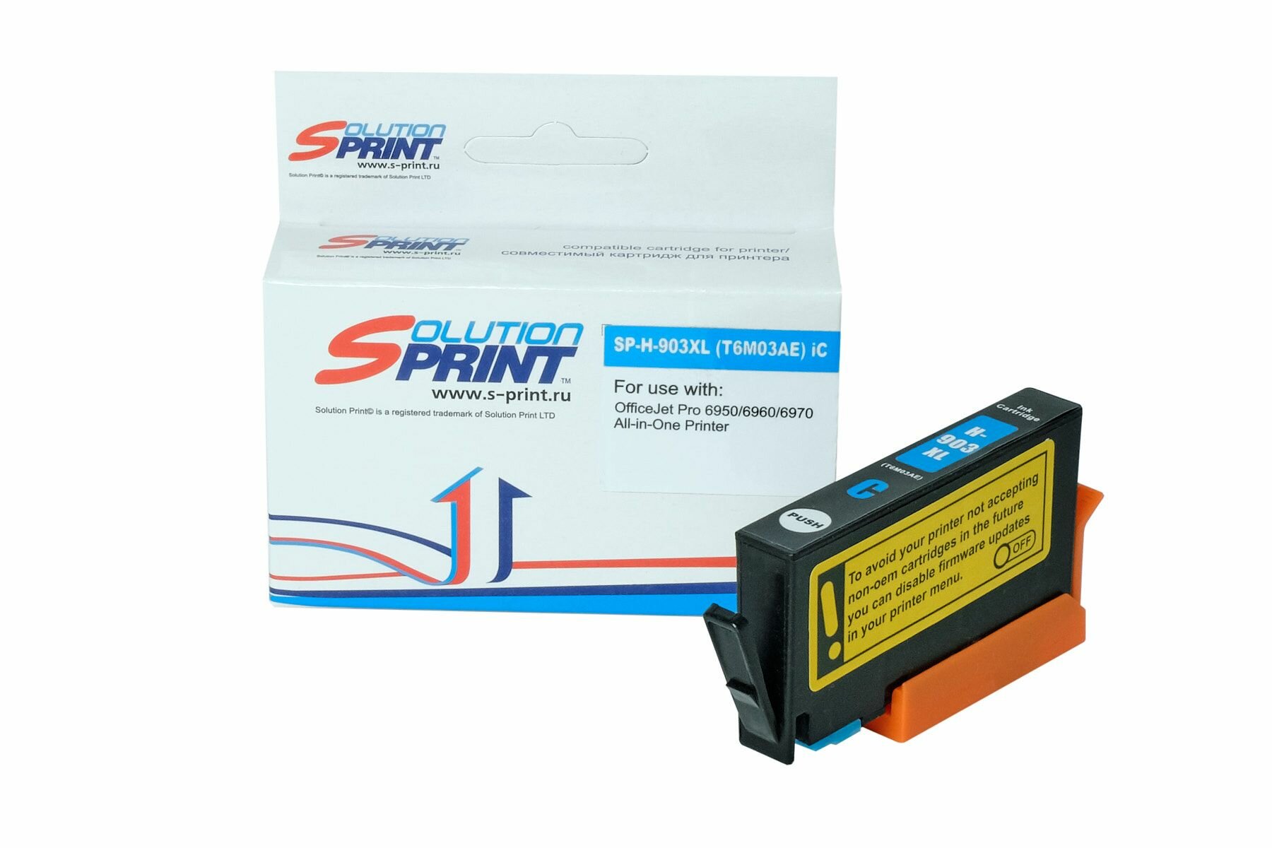 Картридж Solution print Solutionprint SP 903XL (T6M03AE) для HP, голубой 291670
