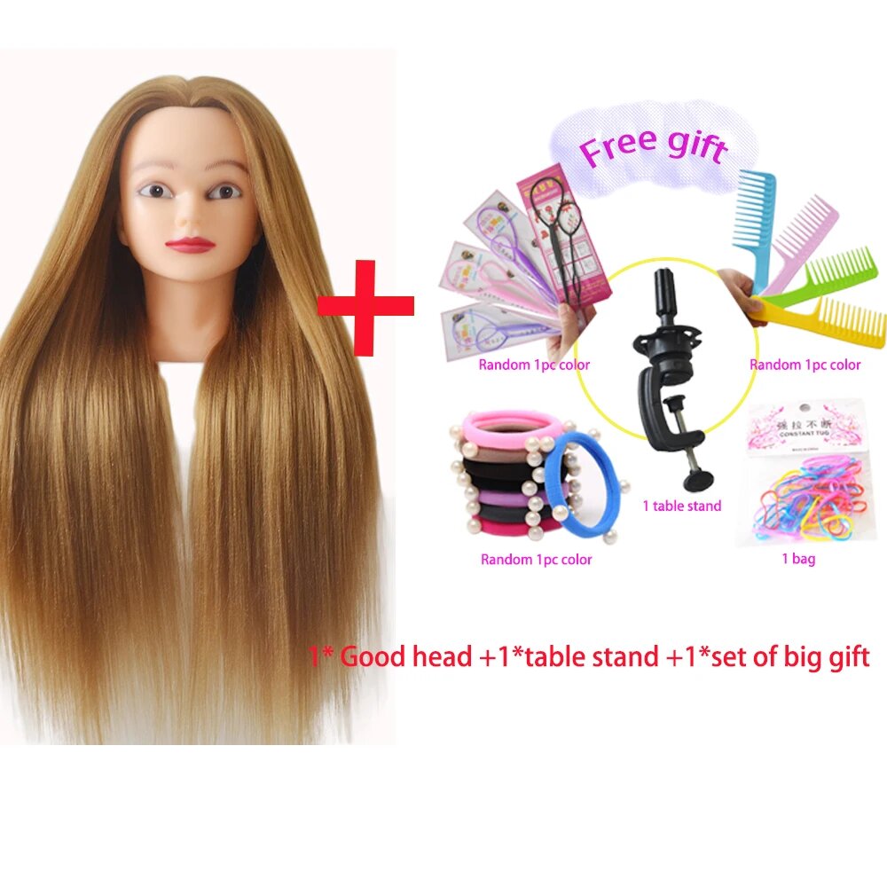 Голова-манекен Kehao для причесок head with stand