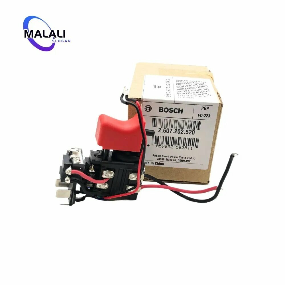 Оригинальный bosch GSR120-LI Коммутатор выключатель 2607202520