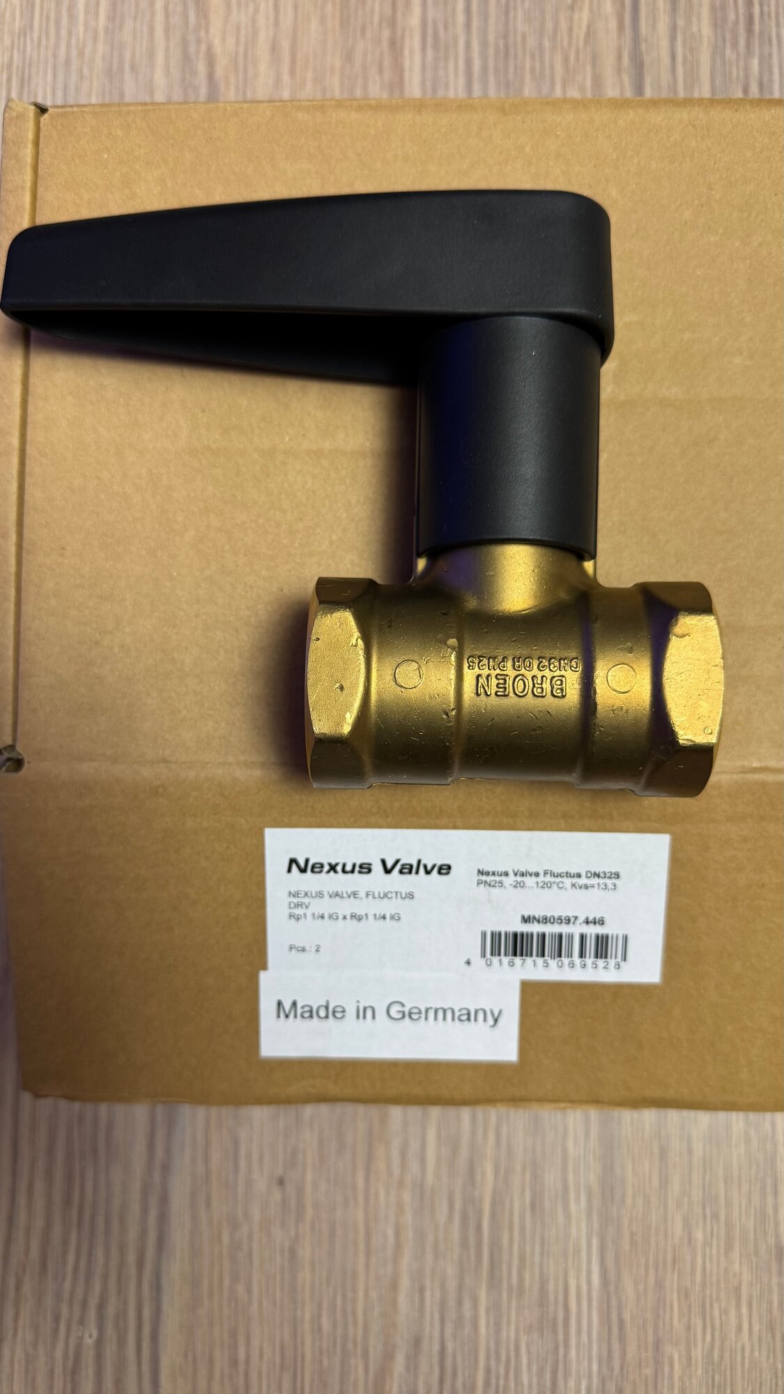 Клапан балансировочный Broen Ballorex Venturi DRV Ду 32S Pу25