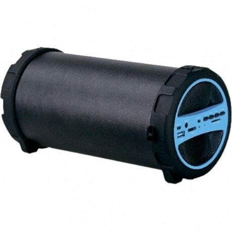 Портативная акустика Hyundai H-PAC220 черный/голубой