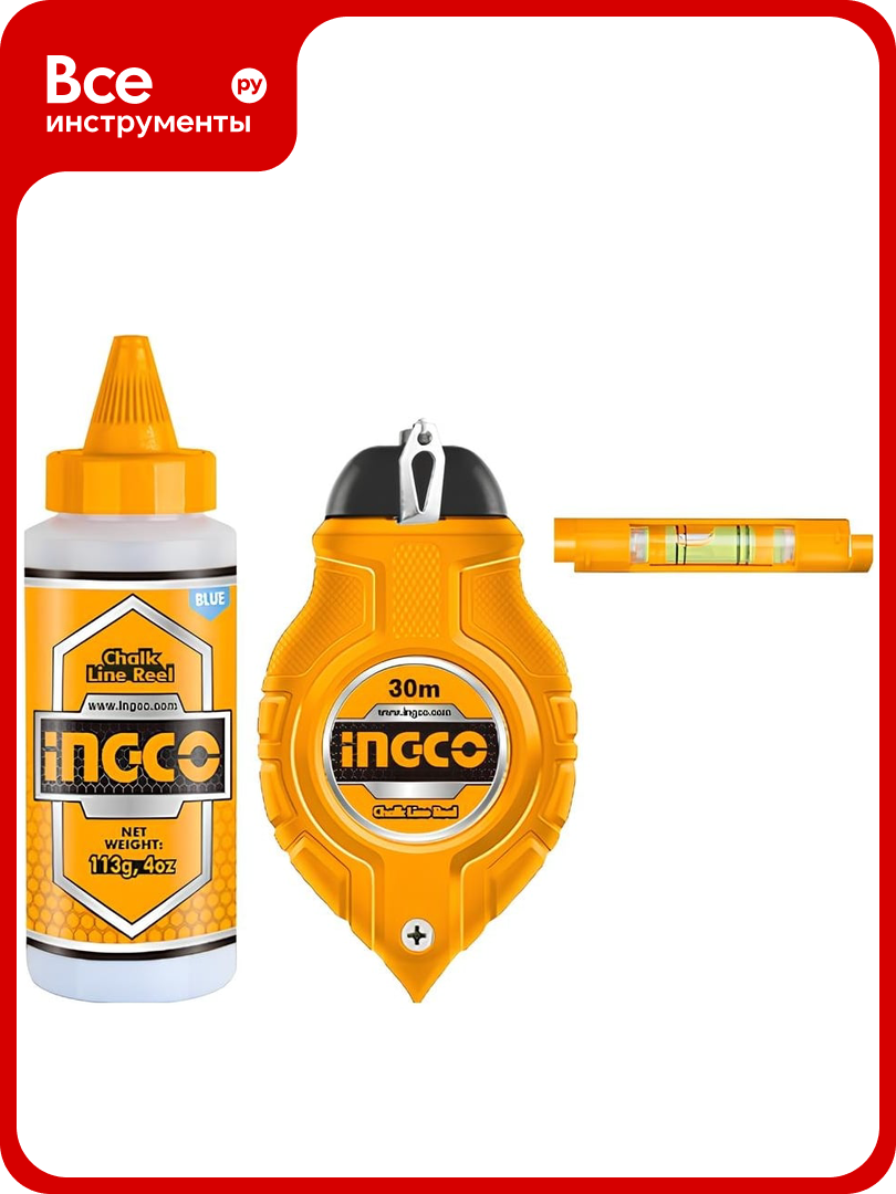 Разметочный шнур INGCO 30 м HCLR0130
