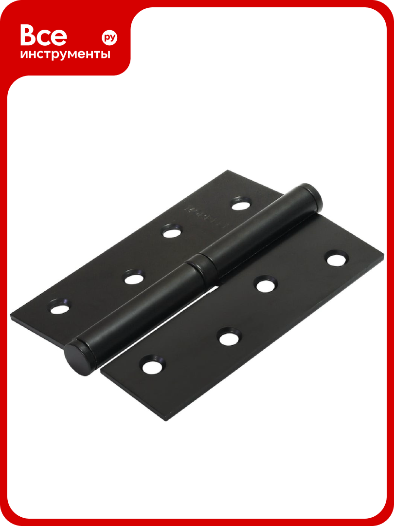 Петля MORELLI MSD 100х70х2.5 BL R, стальная, правая, цвет - черный 9012494