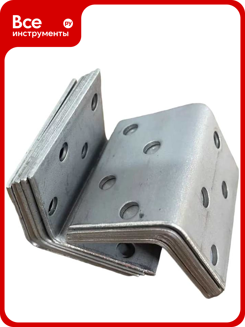 Крепежный равносторонний уголок 23 Болта 30x30x40 ОЦ, 10 шт. B93030040234399