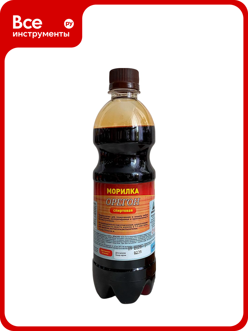 Морилка для дерева Анлес спирт. 0,5 л орегон 70208