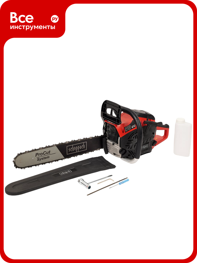 Бензиновая цепная пила PCS56 Scheppach 5910131903