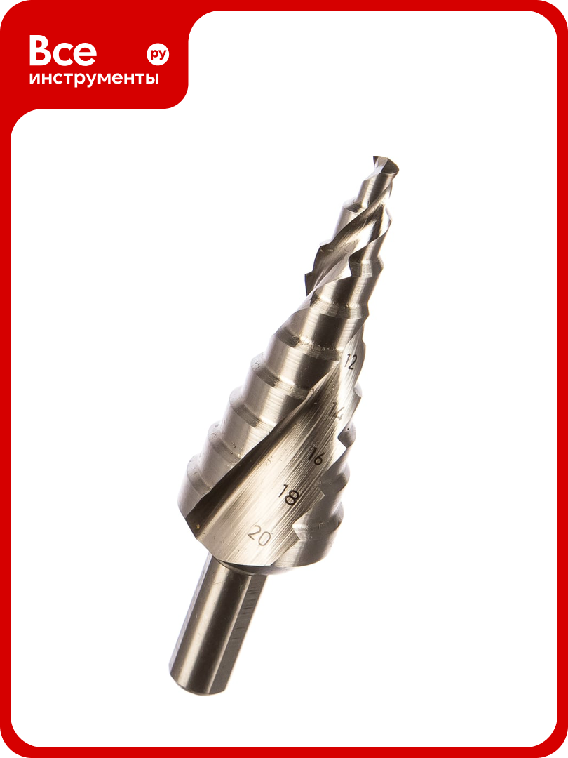 Ступенчатое сверло №1 (4-20 мм) RUKO 101051