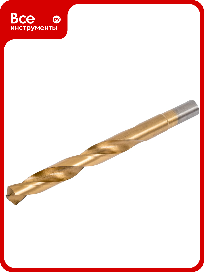 Сверло по металлу (14 мм; Р6М5; покрытие титан+кобальт) vertextools 666-14