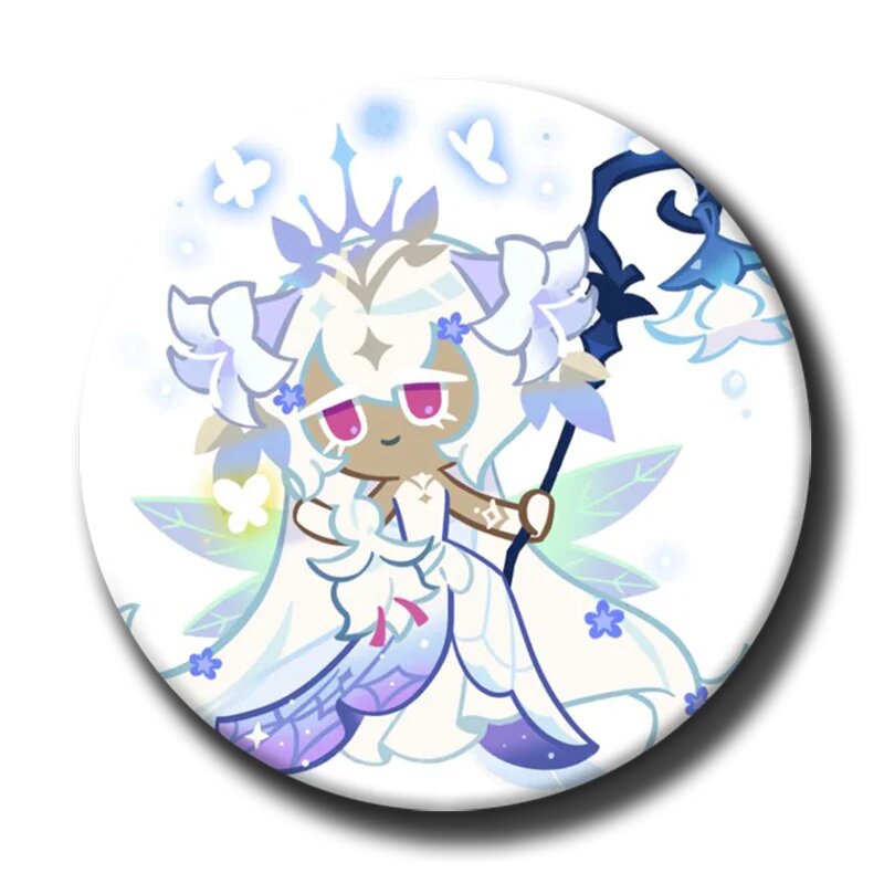 Булавка белая лилия 58 мм Белый, style-25