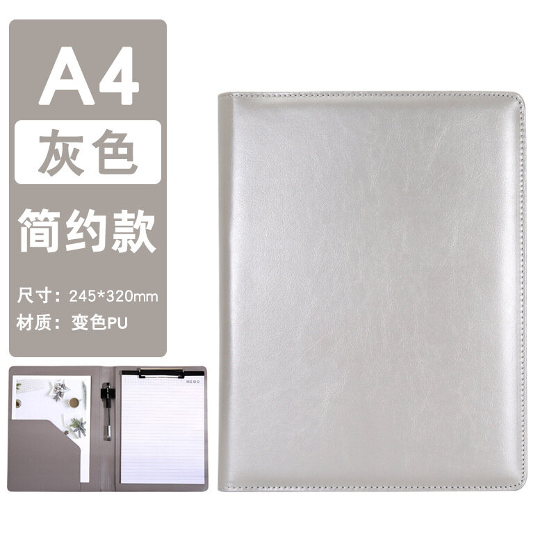 Кожаная папка A4, многофункциональная папка для деловых контрактов с блокнотом, офисная папка для продаж с магнитным замком, папка для менеджера