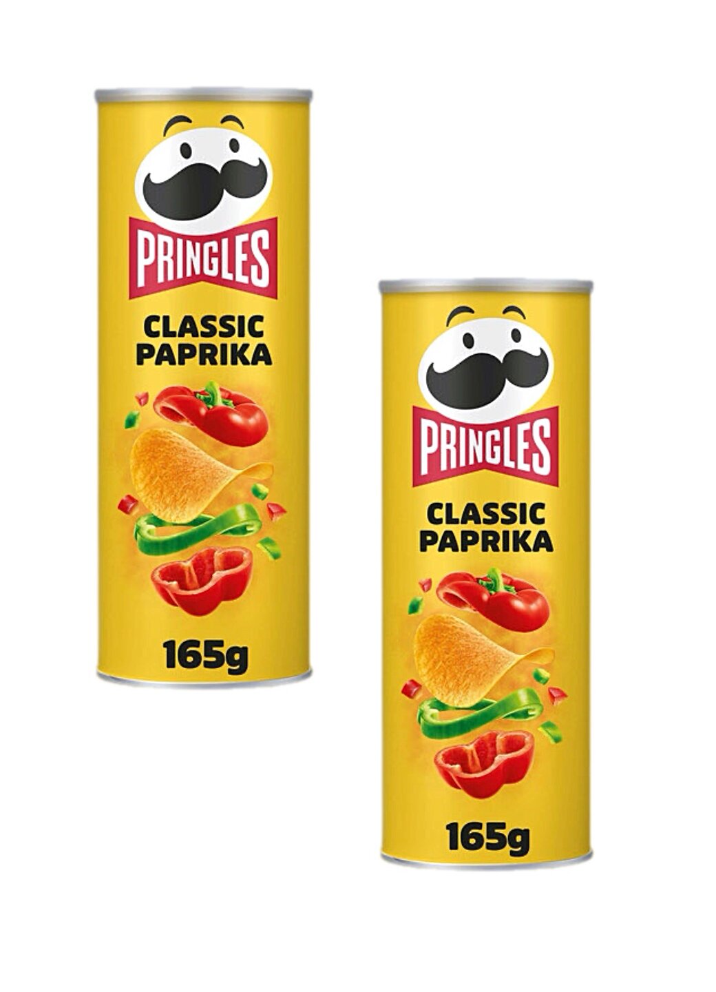 Чипсы картофельные Pringles Classic Paprika, с вкусом классическая паприка 165г х 2 шт (Европа)