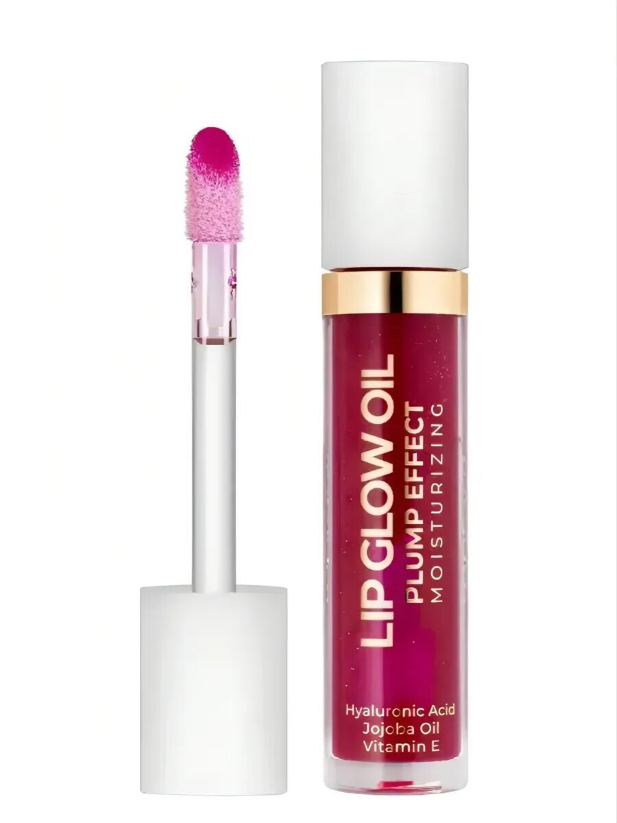Блеск для губ Topface Make Up Lip Glow Oil Plump Effect, Масло для губ, Dark Cherry