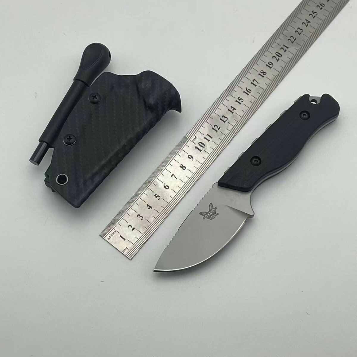 Компактный прямой нож Butterfly BM15017, сталь DC53, острый нож, нож высокой твердости для активного отдыха, инструмент для кемпинга.