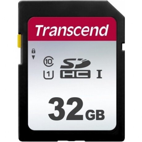 Карта памяти Transcend 32Gb 300S SDHC UHS-I U1 (95/45 MB/s)