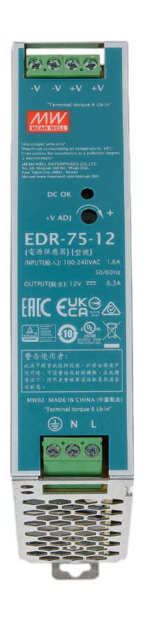 Mean Well Источник питания AC/DC EDR-75-12 Т02240993
