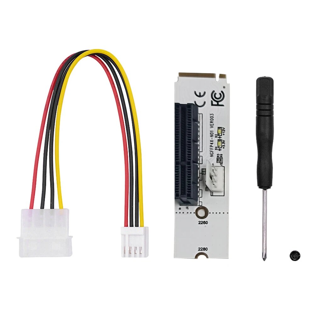 HOSPORT NGFF M.2 к PCI-E 4X Riser Card