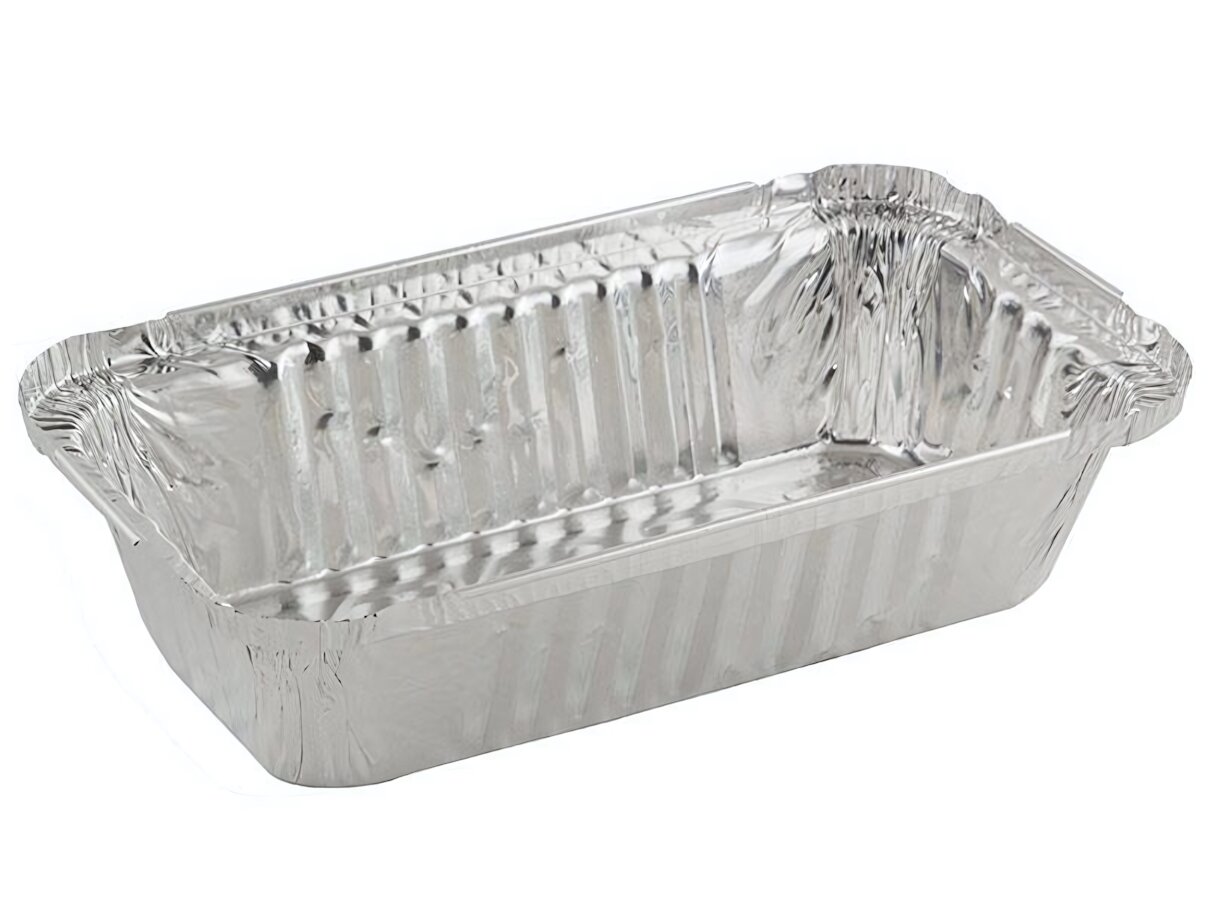Набор форм для запекания из алюминиевой фольги 670 мл, 20,2x11,3 см, прямоугольные, 50 шт