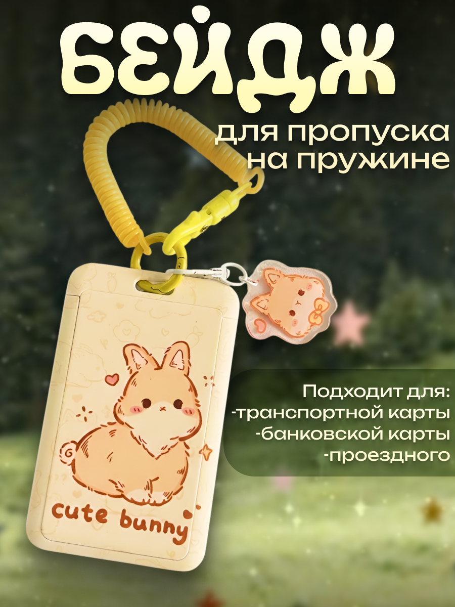 Бейдж, картхолдер, чехол на пропуск проездной, стенд для фото, держатель карточки кпоп