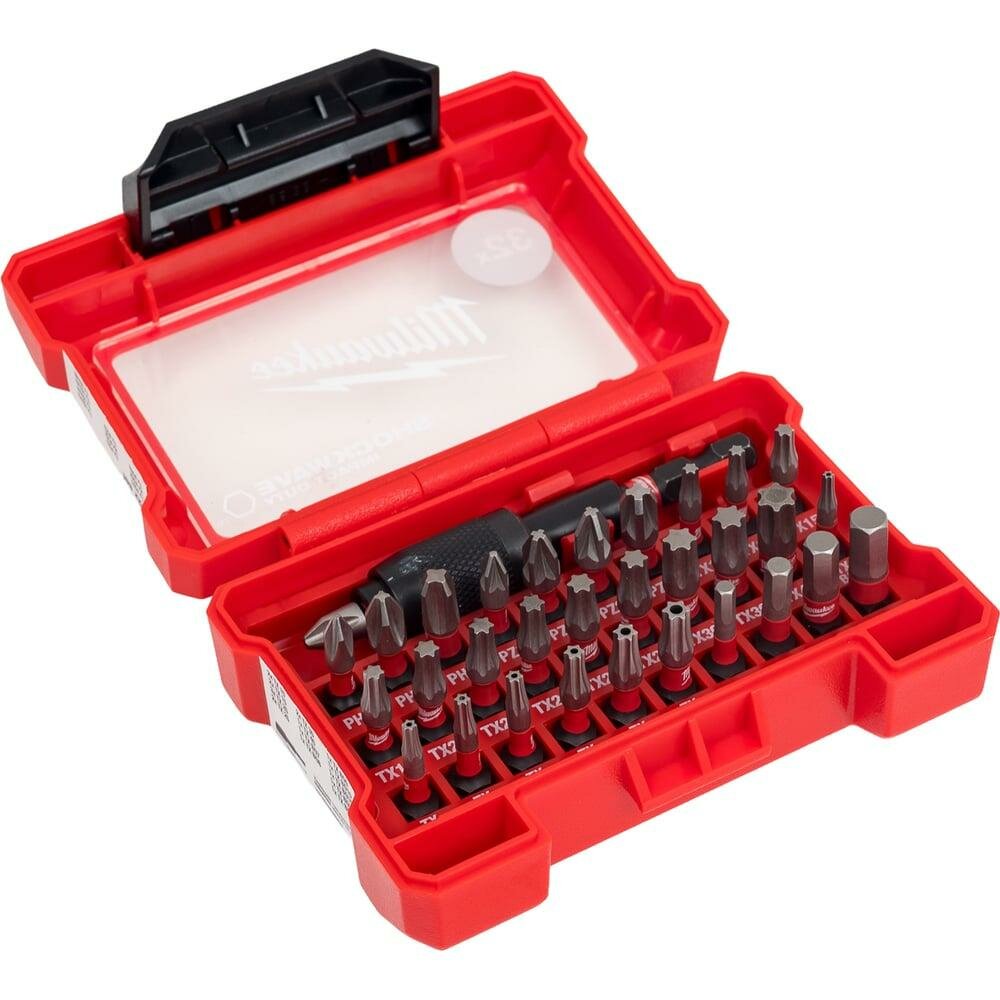 Набор бит ударных 32 шт. Milwaukee SHOCKWAVE 4932464240