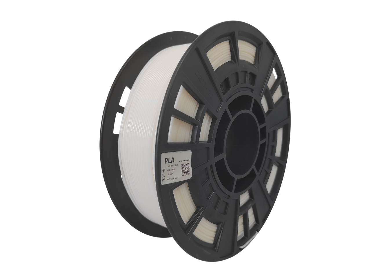 3д пластик pla белый 1кг