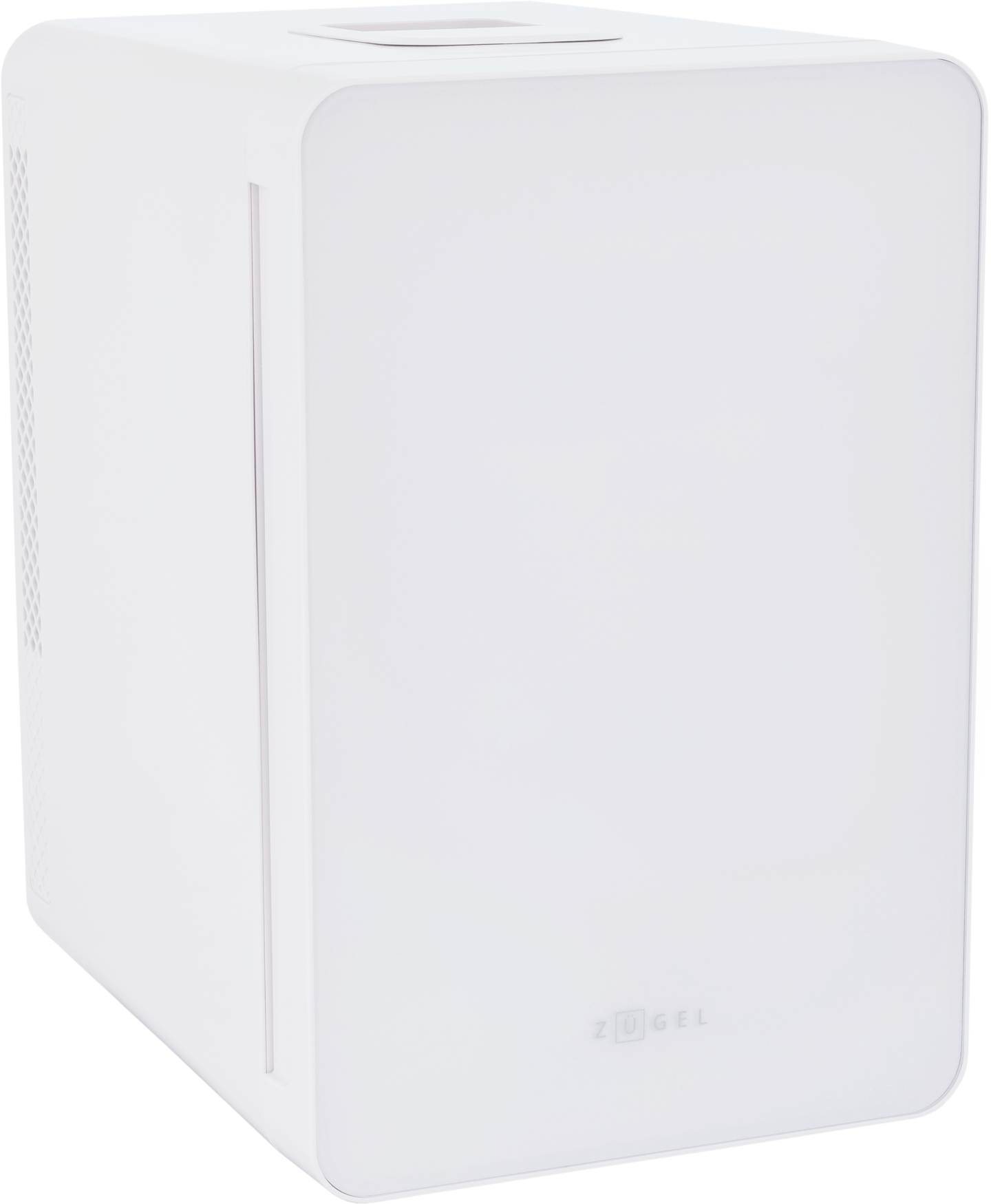 Косметический универсальный холодильник ZUGEL ZCR151, белое стекло