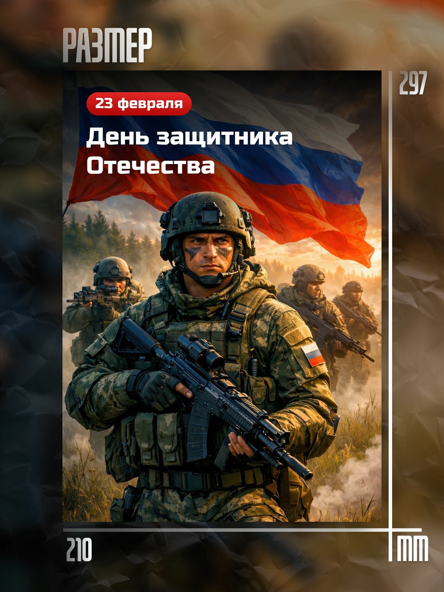 Плакат 23 февраля — фото 1