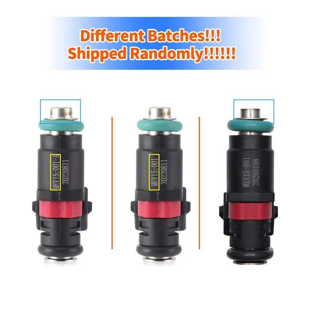 Топливная форсунка MEV15-001-A и MEV15-001 с тремя отверстиями, 125-150 куб. см, высокопроизводительная, для мотоциклов, аксессуар для мотоциклов