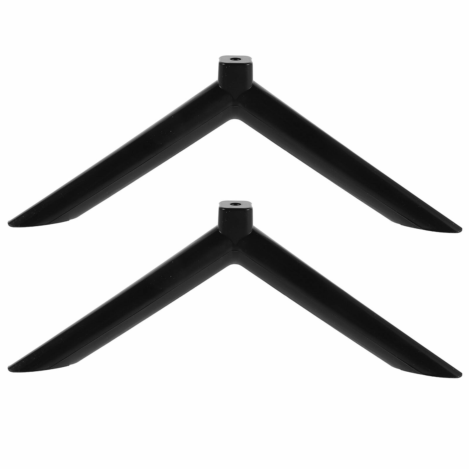 Черные пластиковые ножки для телевизора 21.5-32 дюйма для настольной подставки, в наборе 2 шт