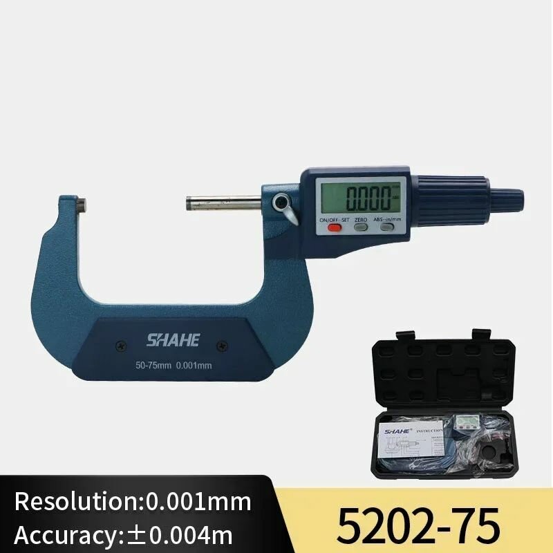 Шахе цифровой наружный микрометр 0-25/25-50/50-75/100 мм