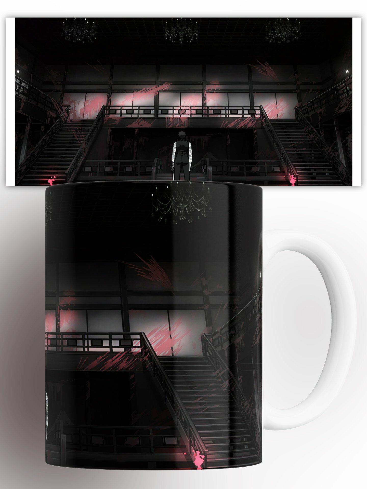 Кружка Магическая Битва Маки 4 серия 330 мл